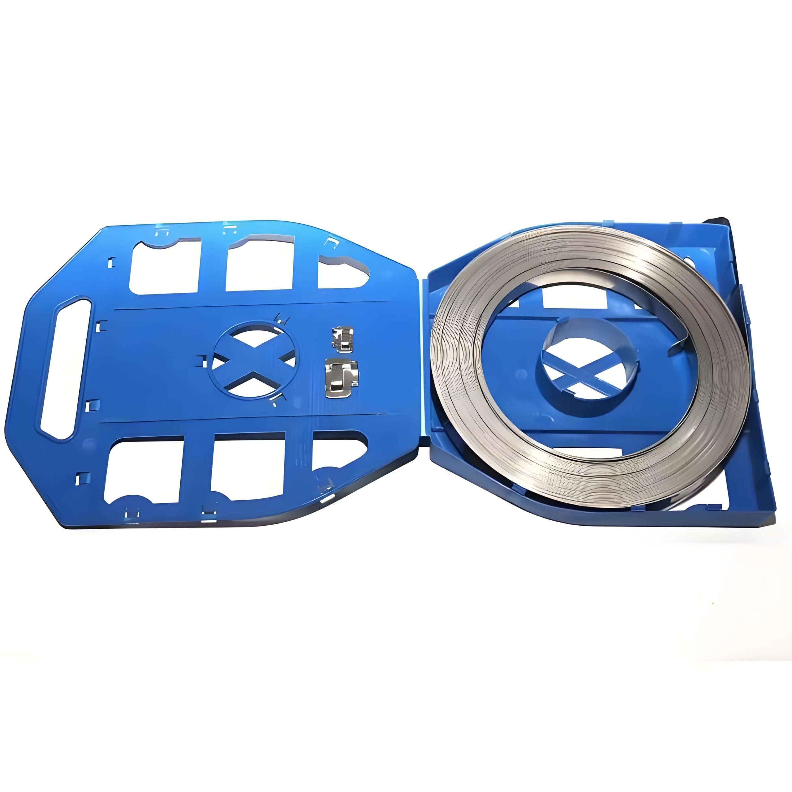 10M, 25M, 30M, 50m Stainless Steel Strapping Bands For Fiber Optical ...