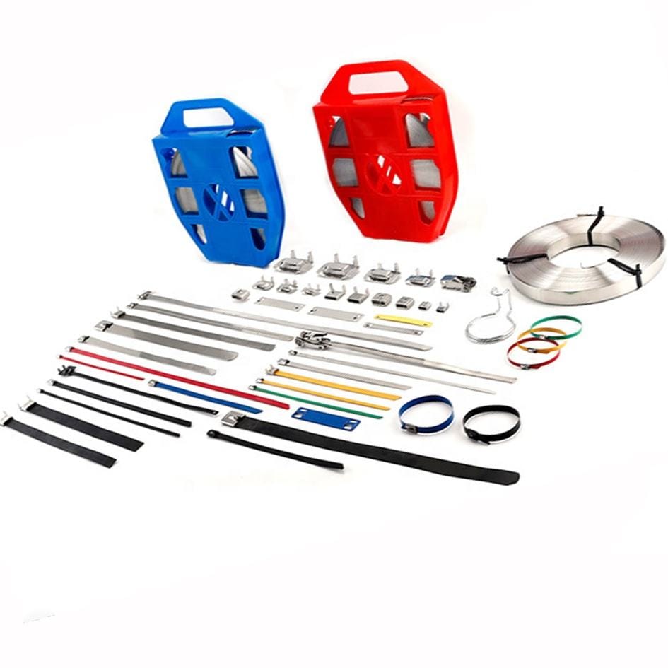 10M, 25M, 30M, 50m Stainless Steel Strapping Bands For Fiber Optical ...