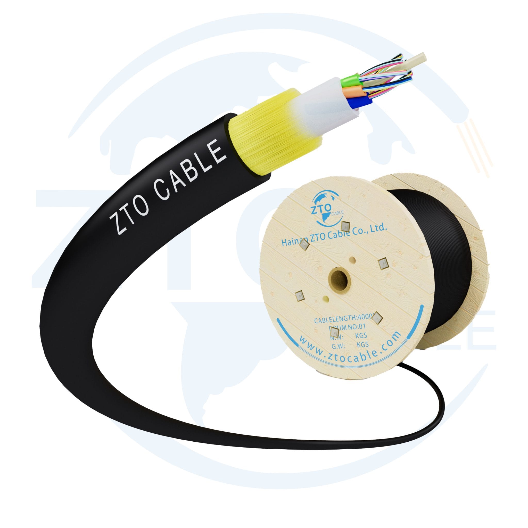 Cable De Fibra óptica Micro Soplado De Tubo Central - ZTO FIBER CABLE