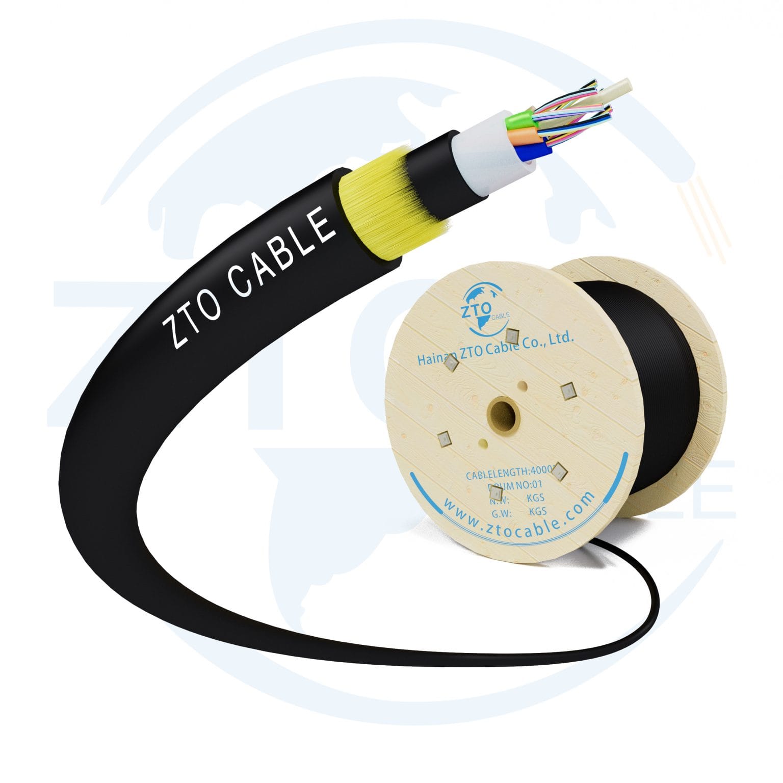 Double Jacket ADSS Large Span 200M To 1500M Manufacturer - ZTO CABLE