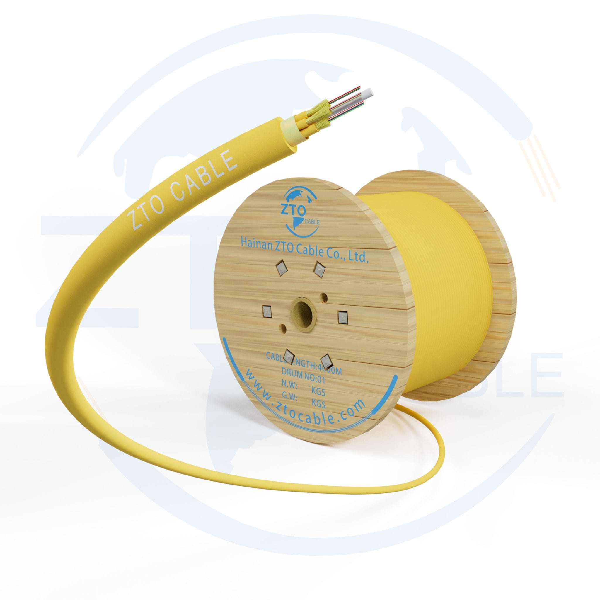 Cable Óptico De Distribución Interior Con Buffer Apretado - ZTO FIBER CABLE